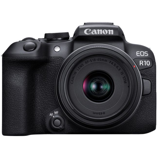 Canon EOS R10 Mirrorless Camera w/ RF-S 18-45STM Lens | Camera ...